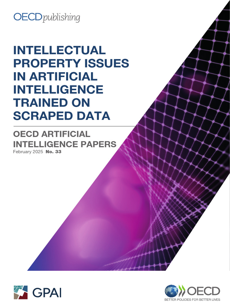 IP Issues in AI Trained On Scraped Data | PDF