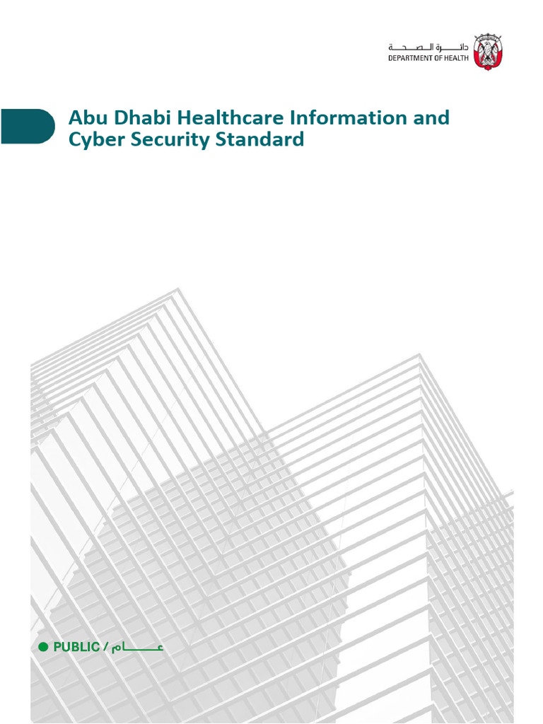 ADHICS v2 Standard | PDF | Information Security | Security