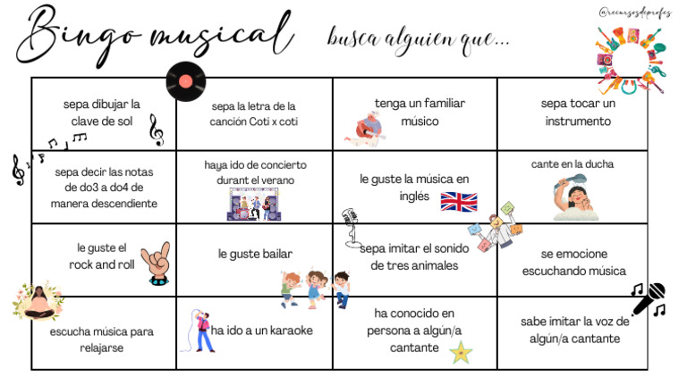 Bingo Musical - CAST | PDF