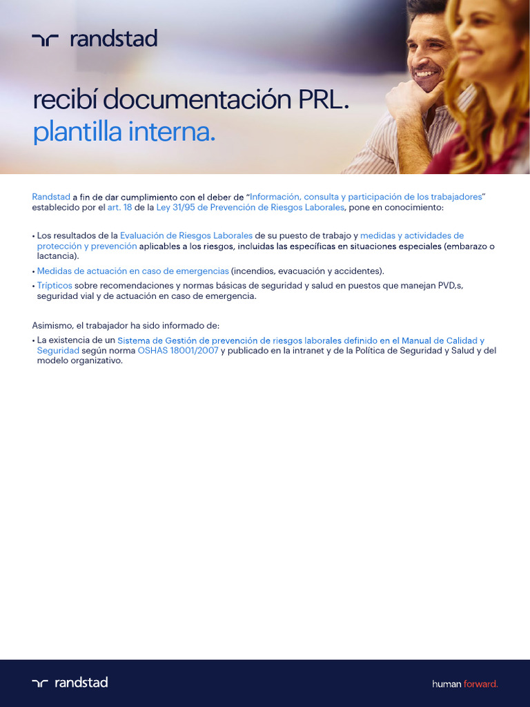 Randstad Human Forward PRL CP | PDF | El embarazo