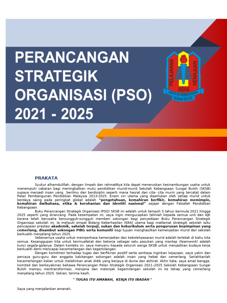 Pso 2021-2025 | PDF