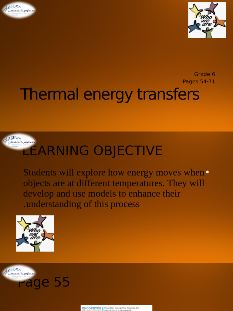 Thermal Energy Transfers | PDF