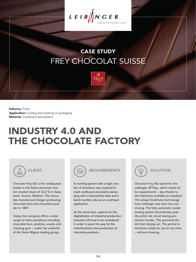 CS01-19-V01 Case Study Chocolat Frey EN | PDF | Printer (Computing)