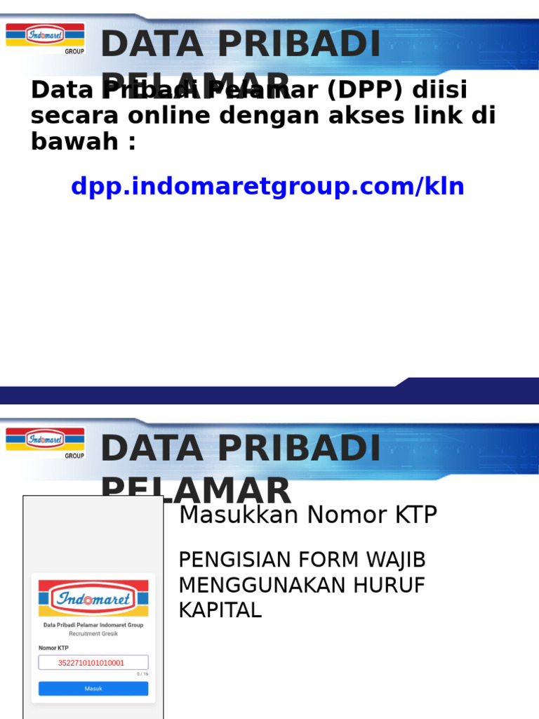 Panduan Isi DPP KLN | PDF