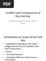 Cold War Overview: Causes and Effects | PDF
