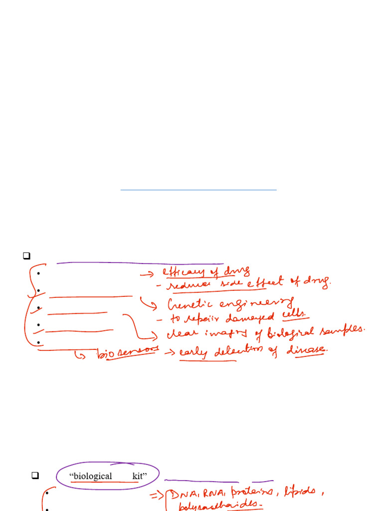 Bio-Nanotechnology #02 - Major Fields of Bionanotechnology | PDF ...