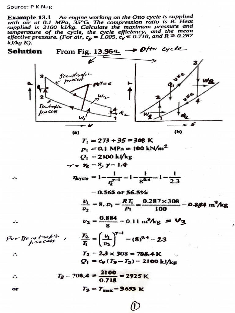 Thermodynamic Cycle Analysis | PDF | Metrology | Physical Phenomena