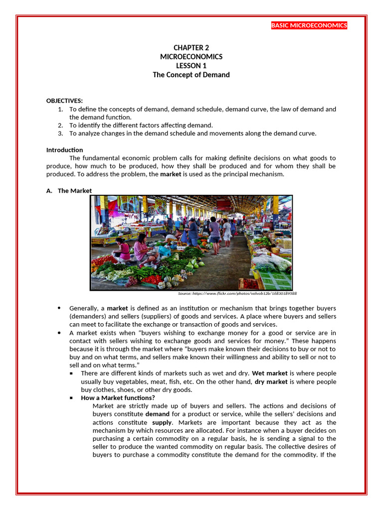 Understanding Demand in Microeconomics | PDF | Demand | Demand Curve