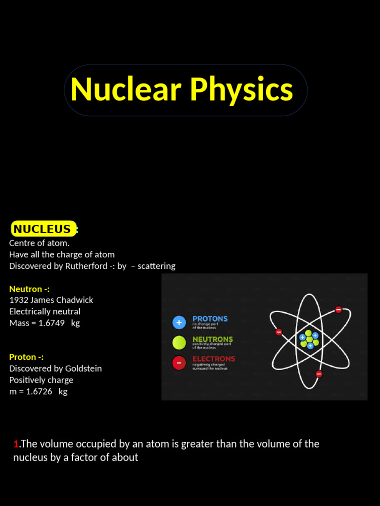 Nuclear Physics 2024 | PDF | Atomic Nucleus | Nuclear Physics