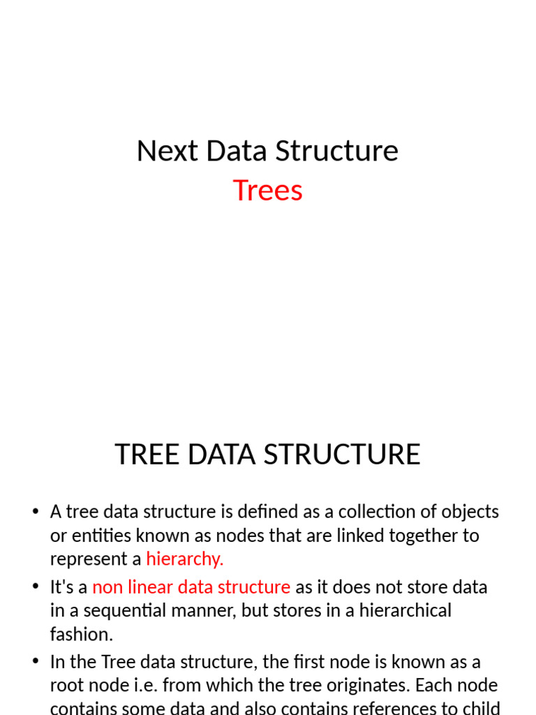 Treedatastructure Lpu Pdf Int 322 Pdf Algorithms Algorithms And Data Structures