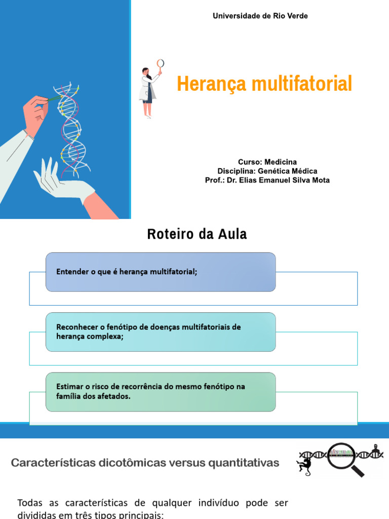 Entendendo a Herança Multifatorial | PDF | Alelo | Herdabilidade