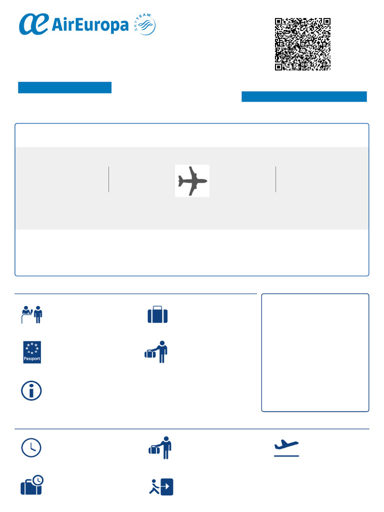 Embarque Vuelo UX091 Orbest GHD | PDF | Aeropuerto | Seguridad de la ...