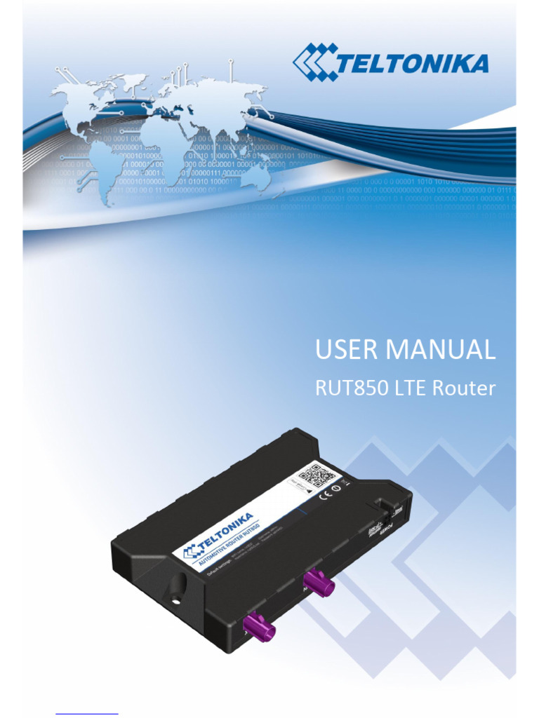 RUT850-user-manual | PDF | Wireless Access Point | Computer Network