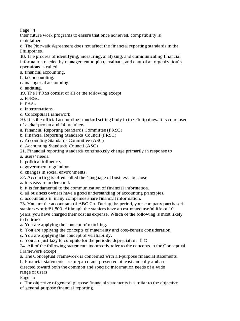 Non Current Liabilities MCQ3 | PDF | Information | Financial Statement