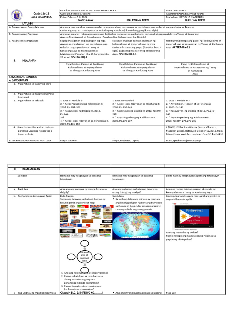 3rd AP - Week 1 | PDF