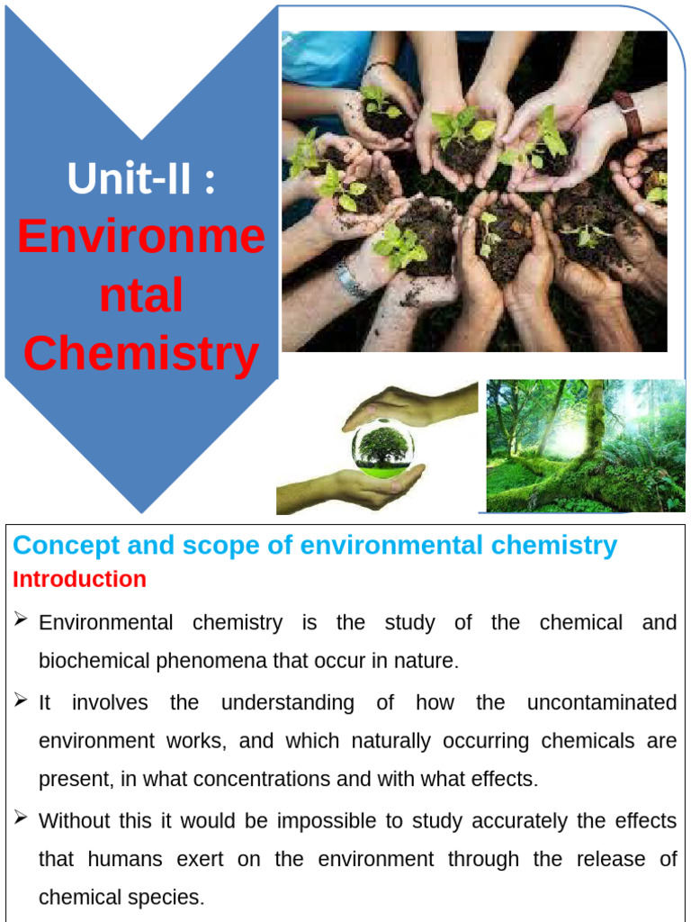 Overview of Environmental Chemistry | PDF | Natural Environment | Water