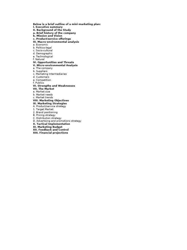 Pom Mini Marketing Plan | PDF