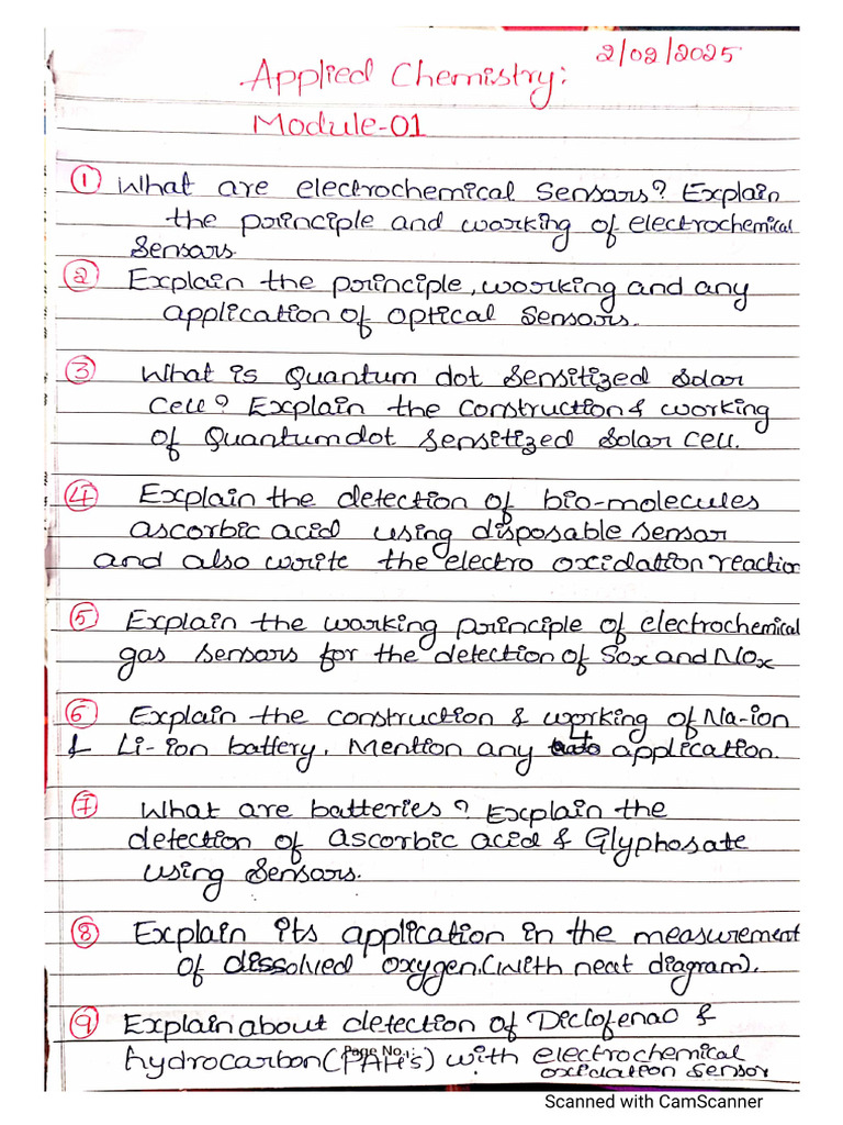 Module Wise Important Questions | PDF