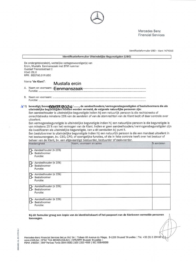 Mustafa Ercin Eenmanszaak | PDF