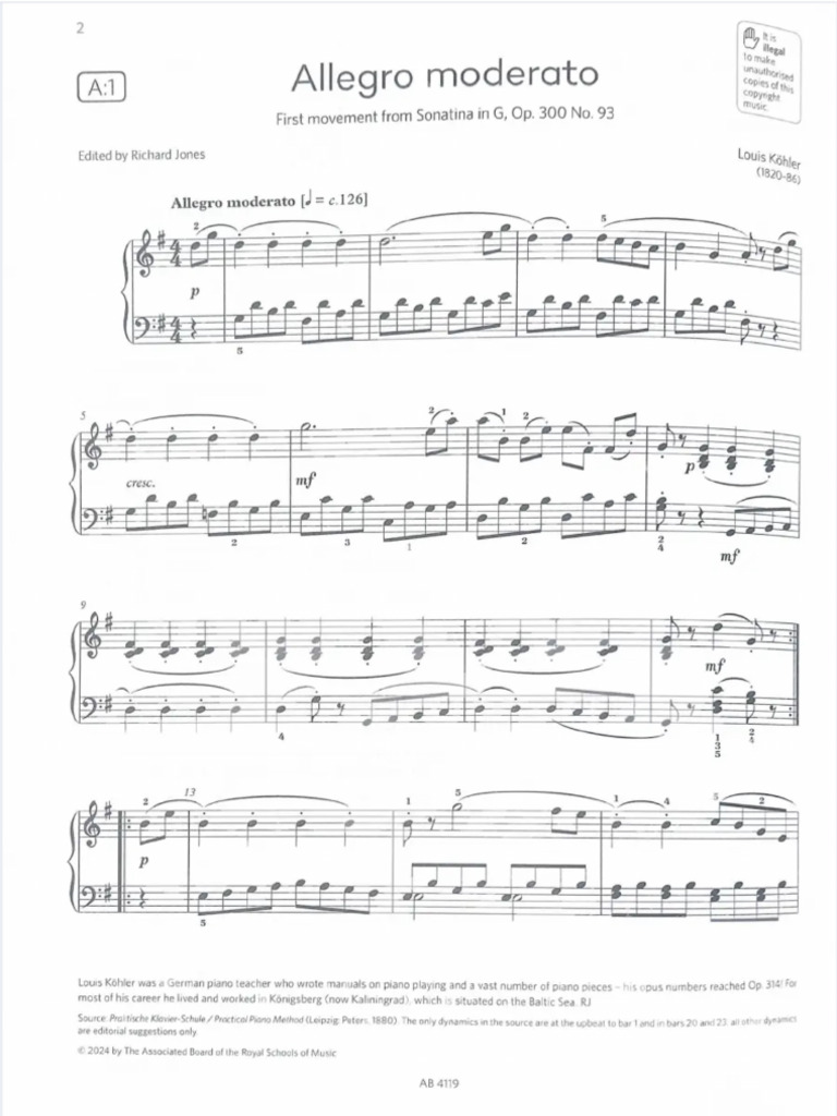 Abrsm G3 25-26 | PDF