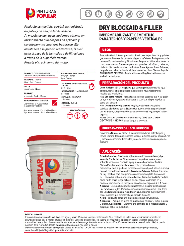 Dry-BlockAid-Filler | PDF