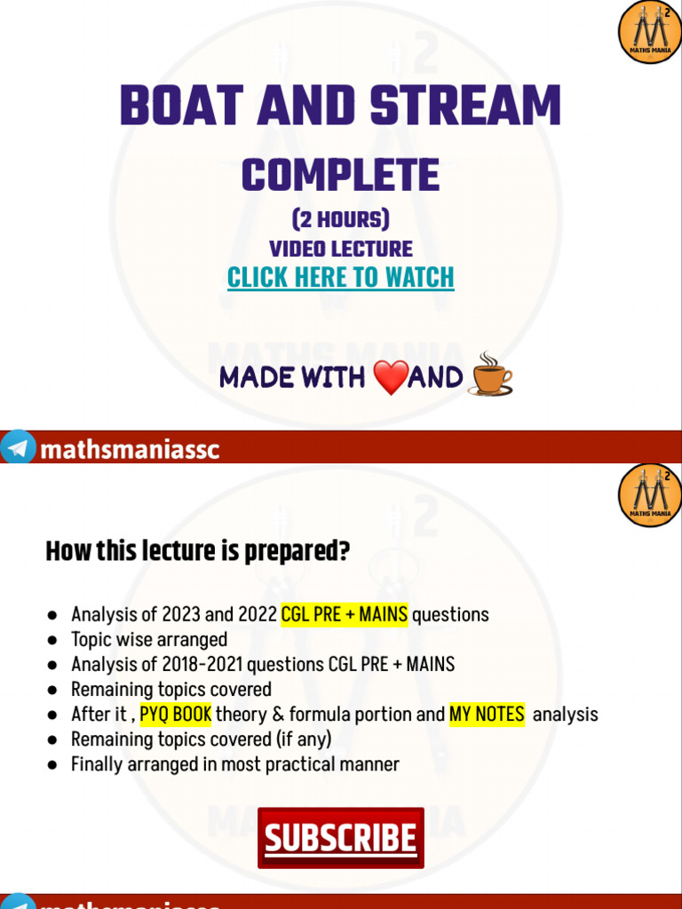 Boat and Stream | PDF