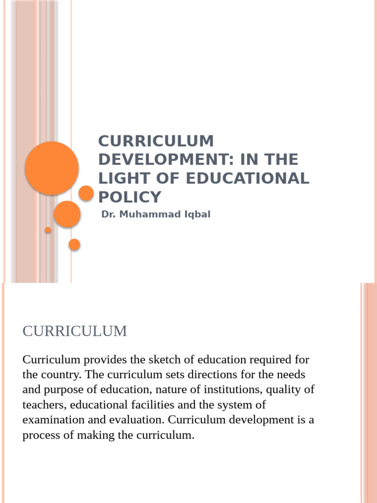 History of Curriculum Development | PDF | Curriculum | Schools