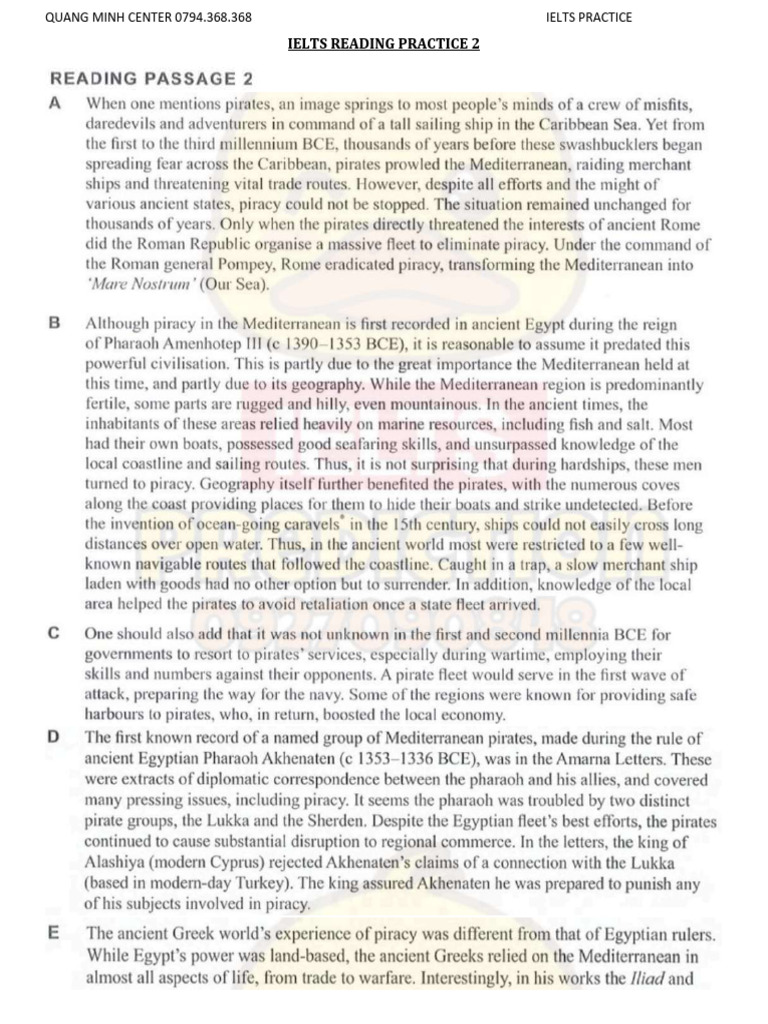 B2. READING PRACTICE 2.Q19.P2.LIS.V3.T1.P1 | PDF