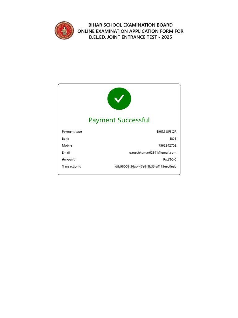 Deled Application Form | PDF