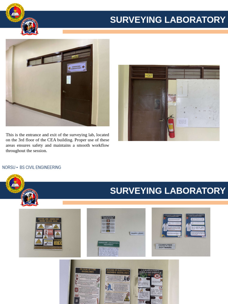 NORSU Surveying Laboratory Overview | PDF