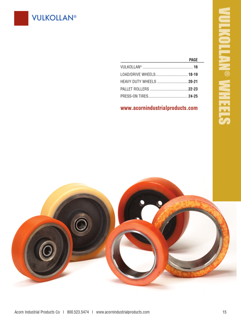 02 Vulkollan Wheels Solo | PDF | Deformation (Engineering) | Strength ...