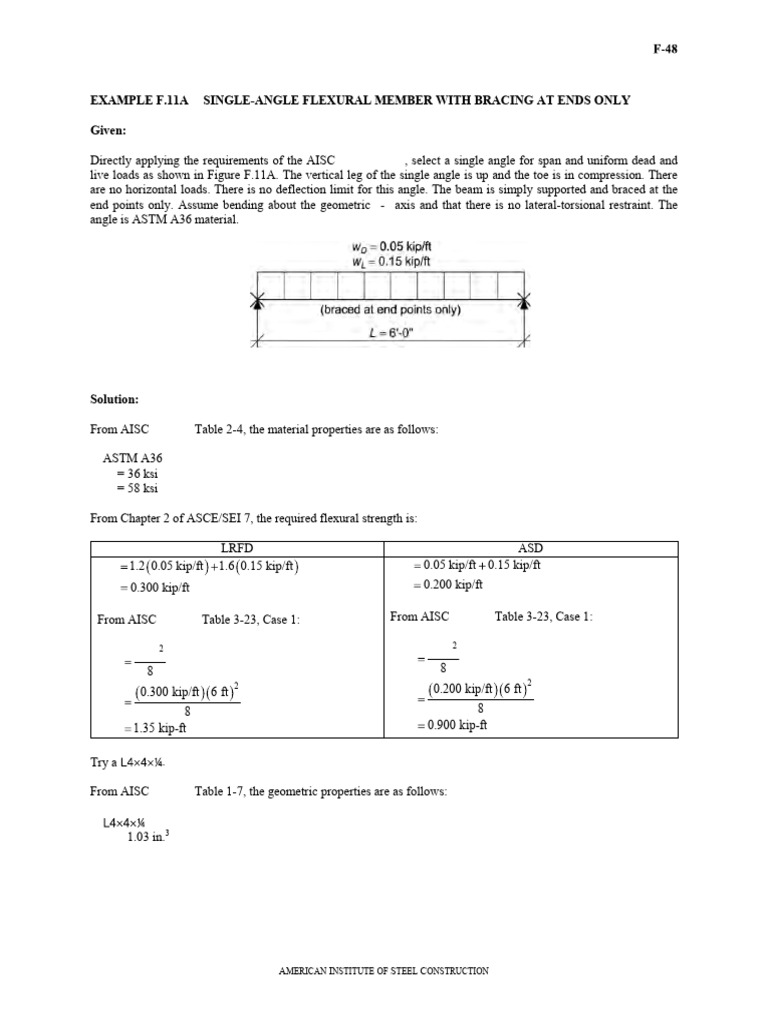 Aisc Design Examples v15 9 | PDF | Bending | Beam (Structure)