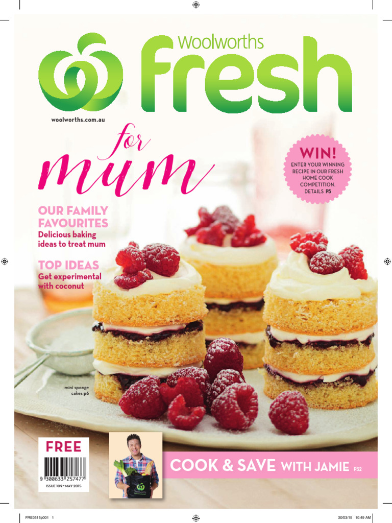 Woolworths Magazines - 1505 | PDF | Cakes | Fruit Preserves