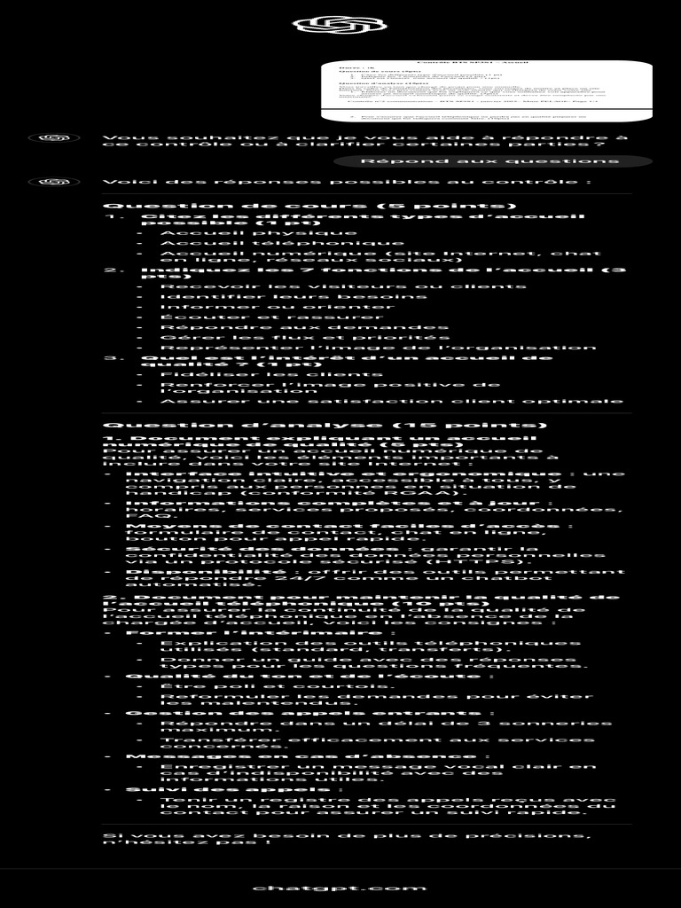 Résumé de La Conversation | PDF