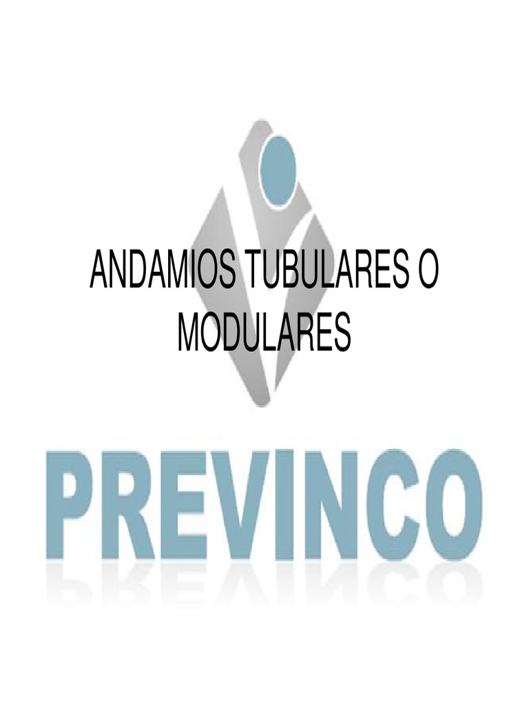 Andamios Tubulares o Modulares | PDF