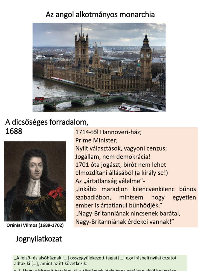 15 - Angol Alkotmányos Monarchia | PDF