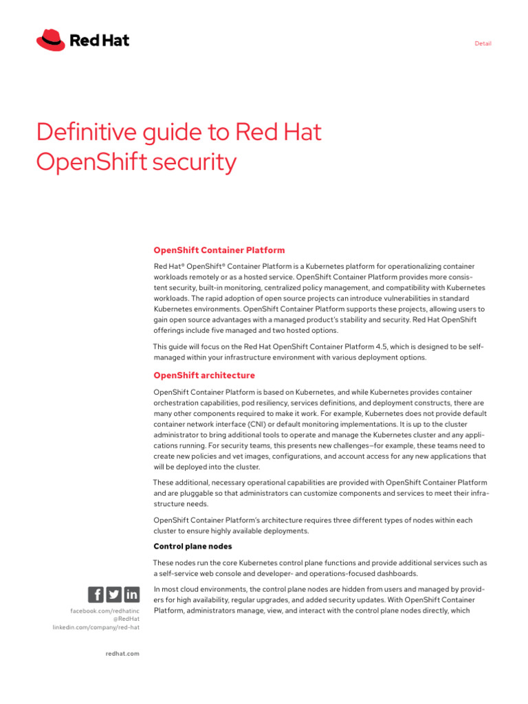 Definitive Guide To Ocp Security Detail f28110pr 202104 en | PDF ...