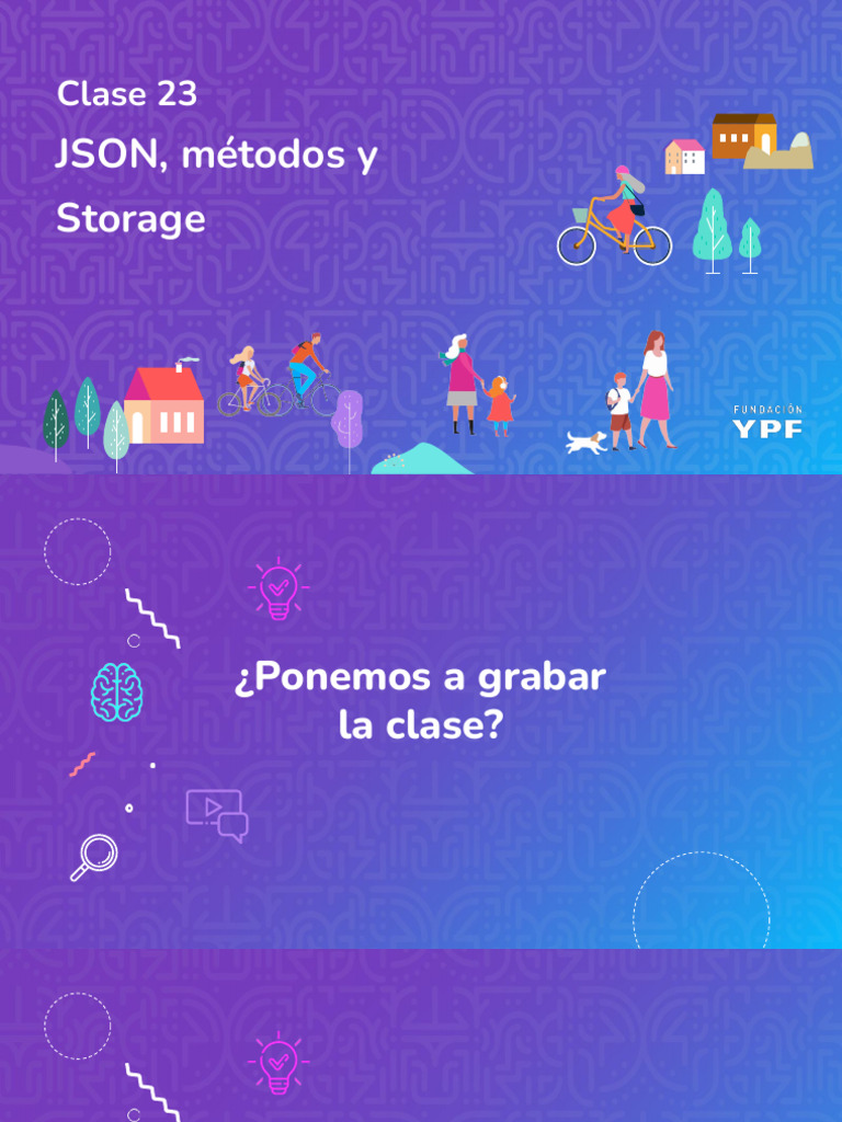 Clase 23 - JSON, Metodos, Storage | PDF | Json | Script Java