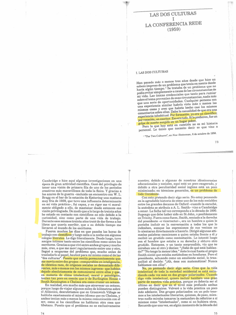 Bibliografía Complementaria (Encuentro 6) Snow | PDF