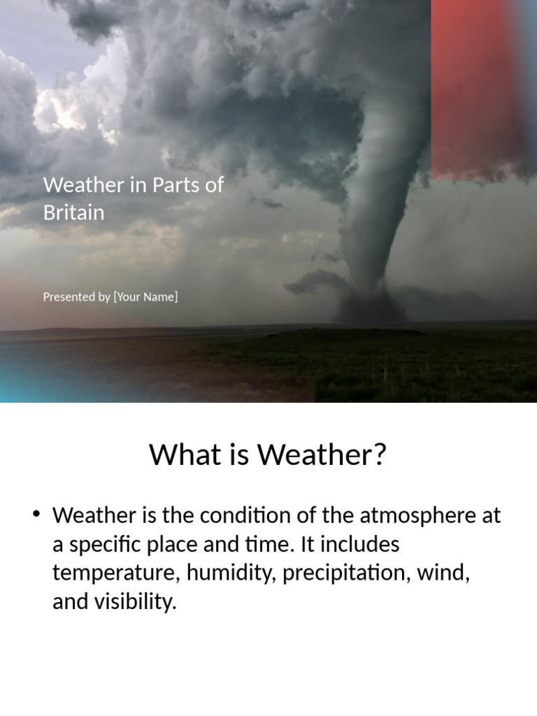 Britain Weather Presentation | PDF