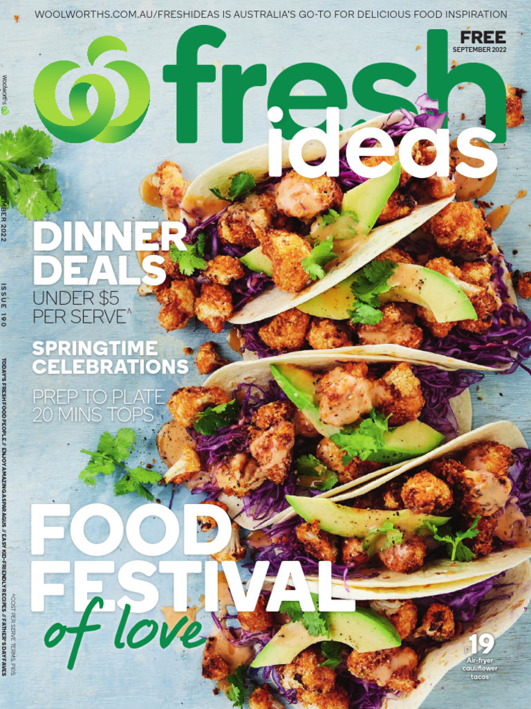 Woolworths Magazines - 2209 | PDF | Pesto | Yogurt