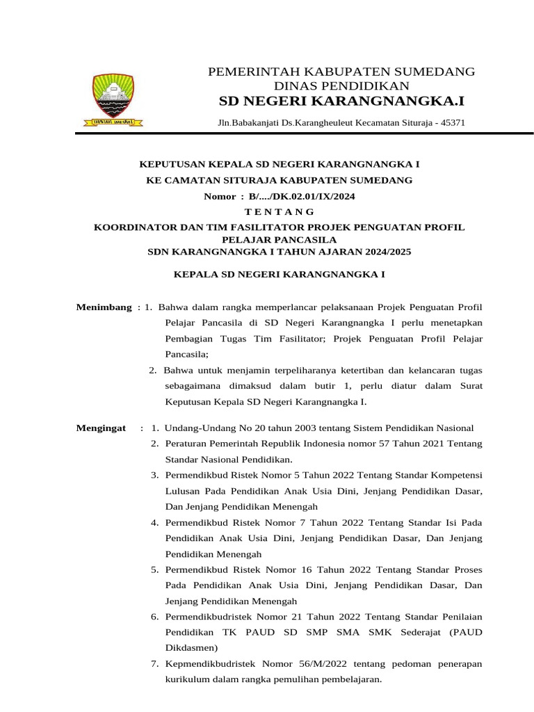 SK Tim P5 - WWW - Kherysuryawan.id | PDF