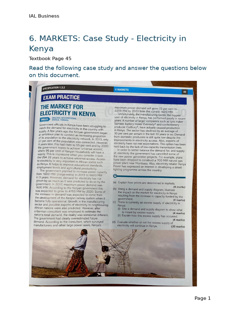 Business Case Study Pdf Economic Surplus Demand