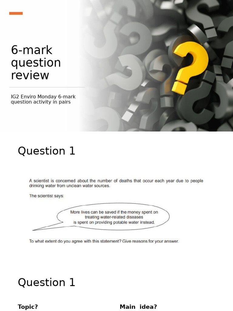 6-Mark Question Review | PDF | River | Dam