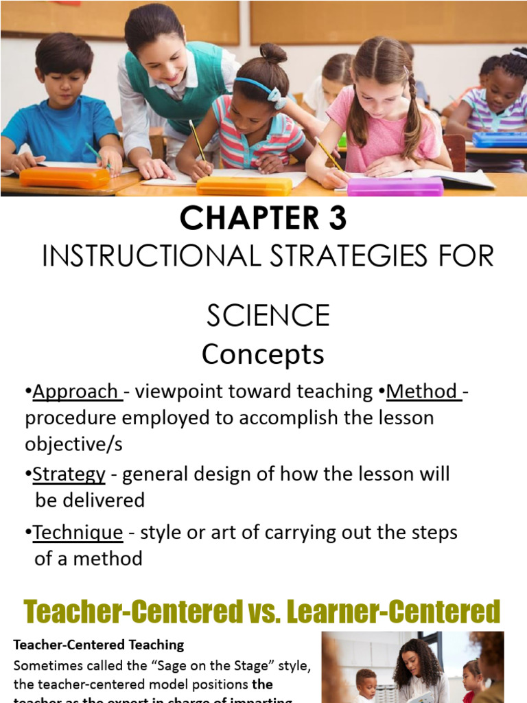 Chapter 3 Instructional Strategies For Science | PDF | Learning | Teachers