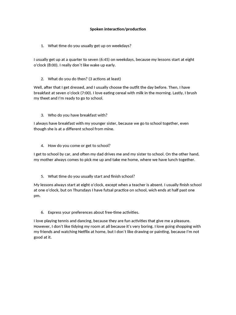 Spoken Interaction | PDF