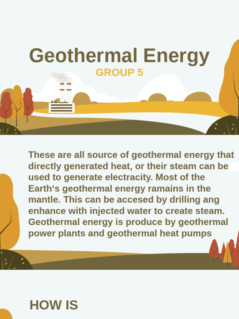 Geothermal Energy Pros Cons Lesson For Middle School | PDF