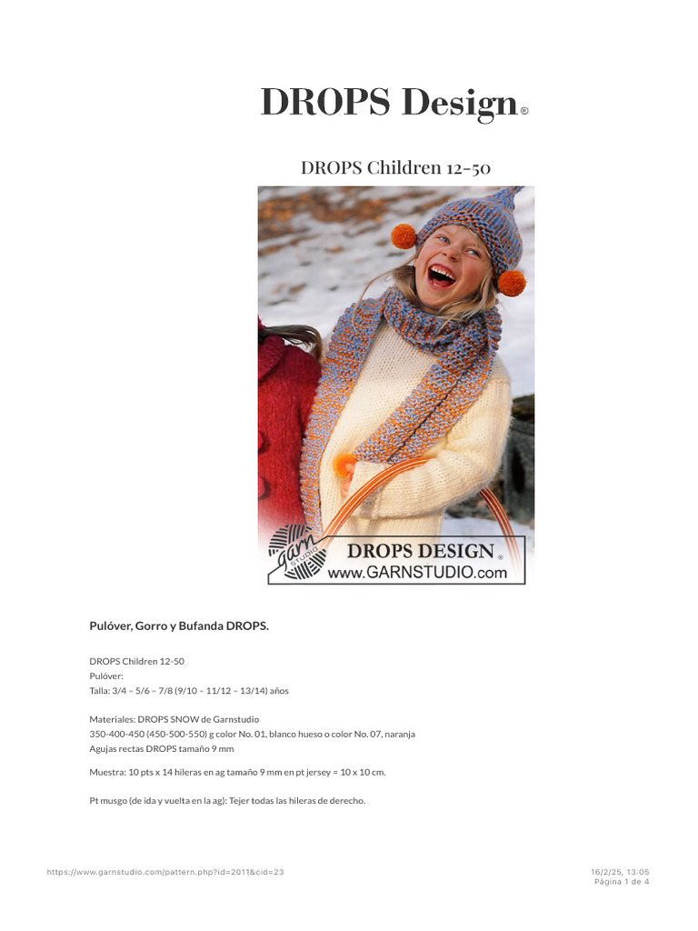 DROPS Children 12-50 | PDF