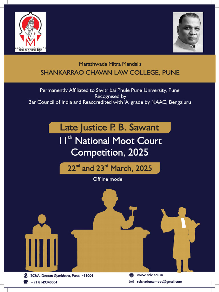 Justice-P.-B.-Sawant_Moot_Competition_2024_25 | PDF | Bill (Law) | Electronic Cigarette