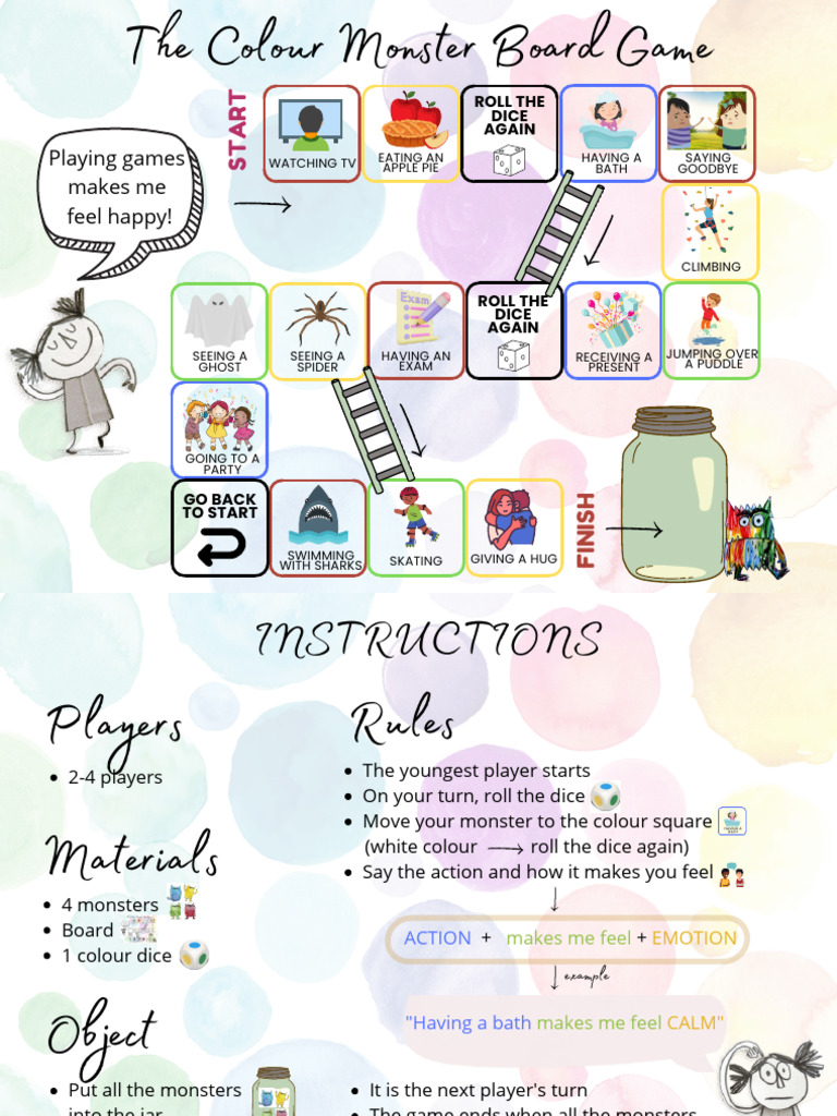 Kids' Emotion Board Game | PDF